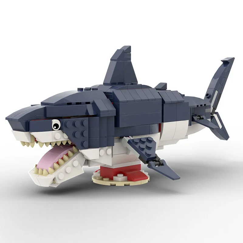 MOC-54541-Marine-Animals-Shark-Building-Blocks-Set-Deep-Sea-Creatures ...