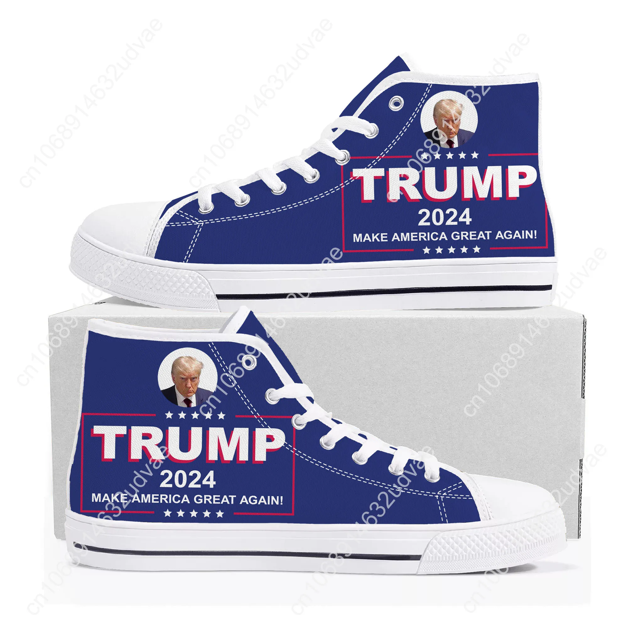 Trump-2024-High-Top-Sneakers-MAKE-AMERICAN-GREAT-AGAIN-KING-Mens-Womens ...