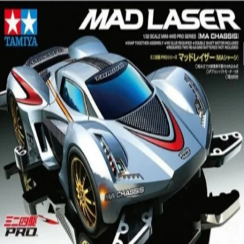 TAMIYA-Genu-no-Mini-4WD-Carro-Modelo-MAD-LASER-18648-com-MA-Chassis ...