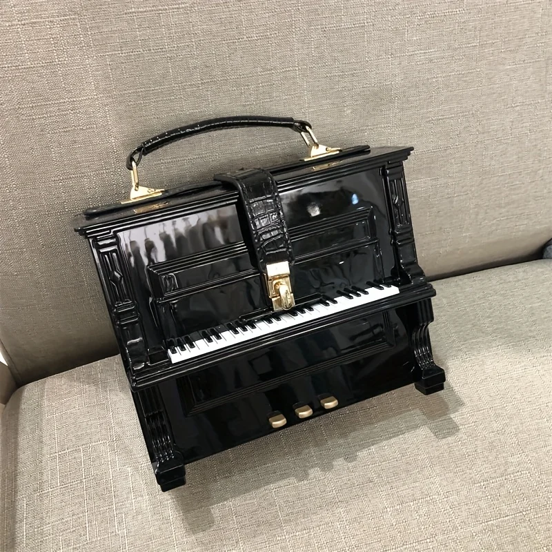 Piano-Shape-Handbag-Acrylic-Box-Shaped-Purses-Women-s-Chain-Crossbody ...