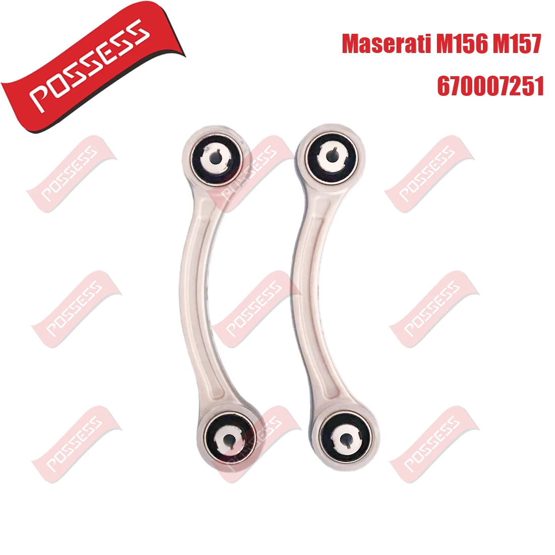 한 쌍의 리어 서스펜션 컨트롤 암 타이 로드, 마세라티 콰트로포르테 M156 지브리 M157 2013 /,OE 670007251 ...