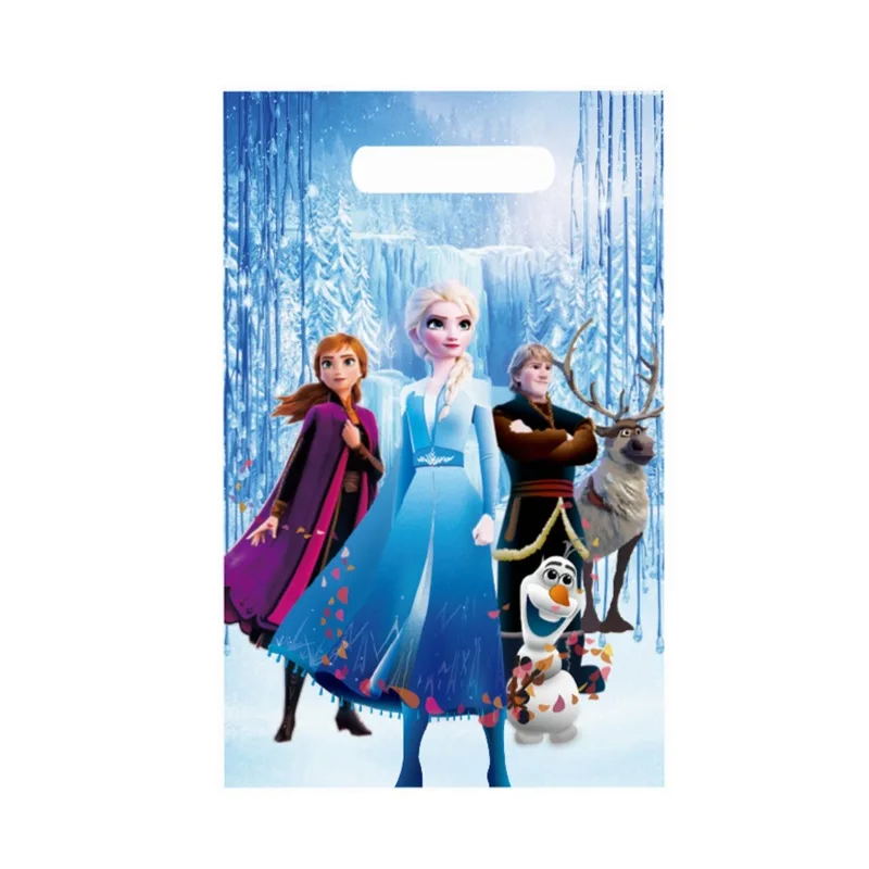 10-50Pcs-Disney-Frozen-Princess-Elsa-Anna-Theme-Plastic-Bag-Loot-Bag ...