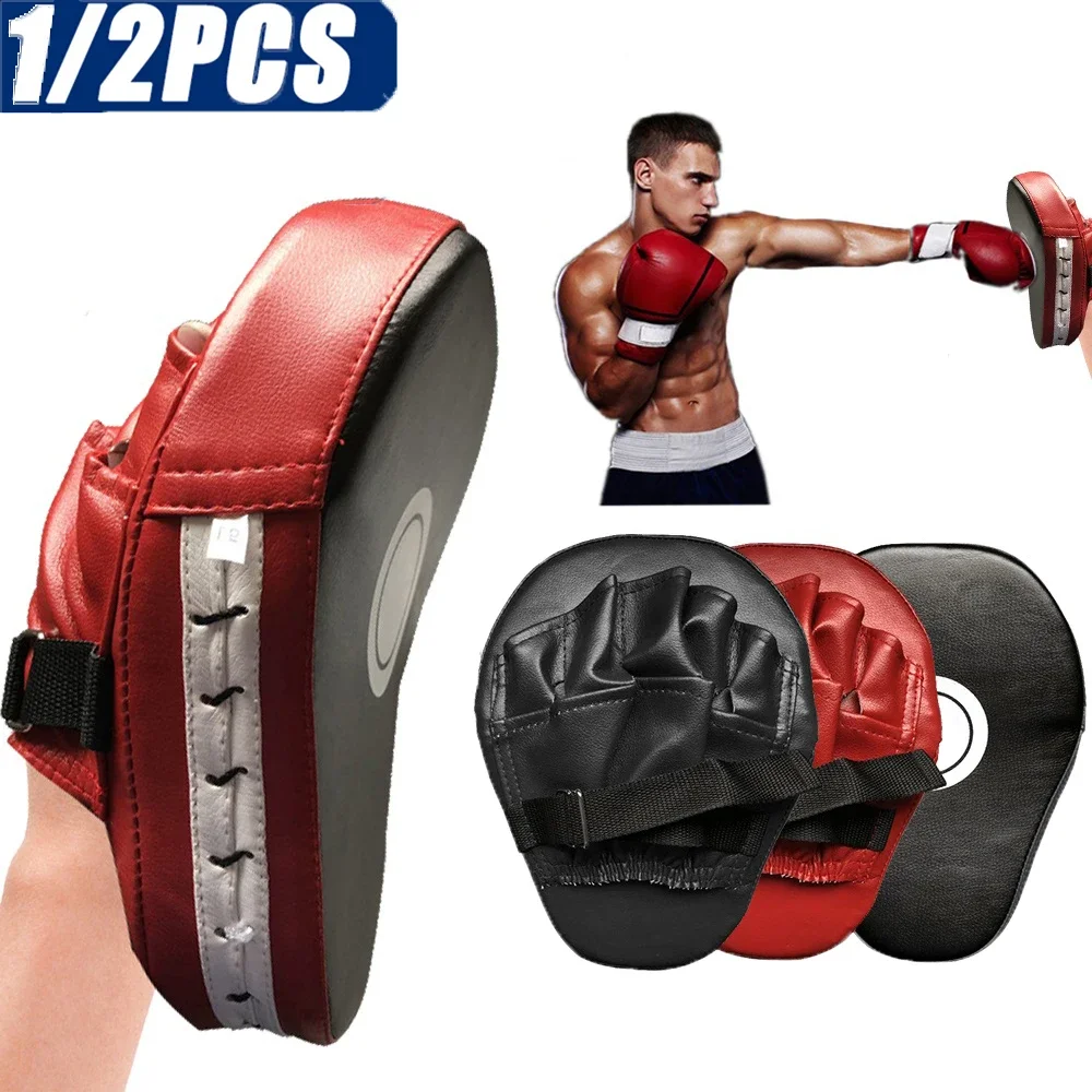 Boxing-Target-Muay-Thai-Hand-Target-Training-Thickened-Earthquake-resistant-Baffle-PU-Leather-5 ...
