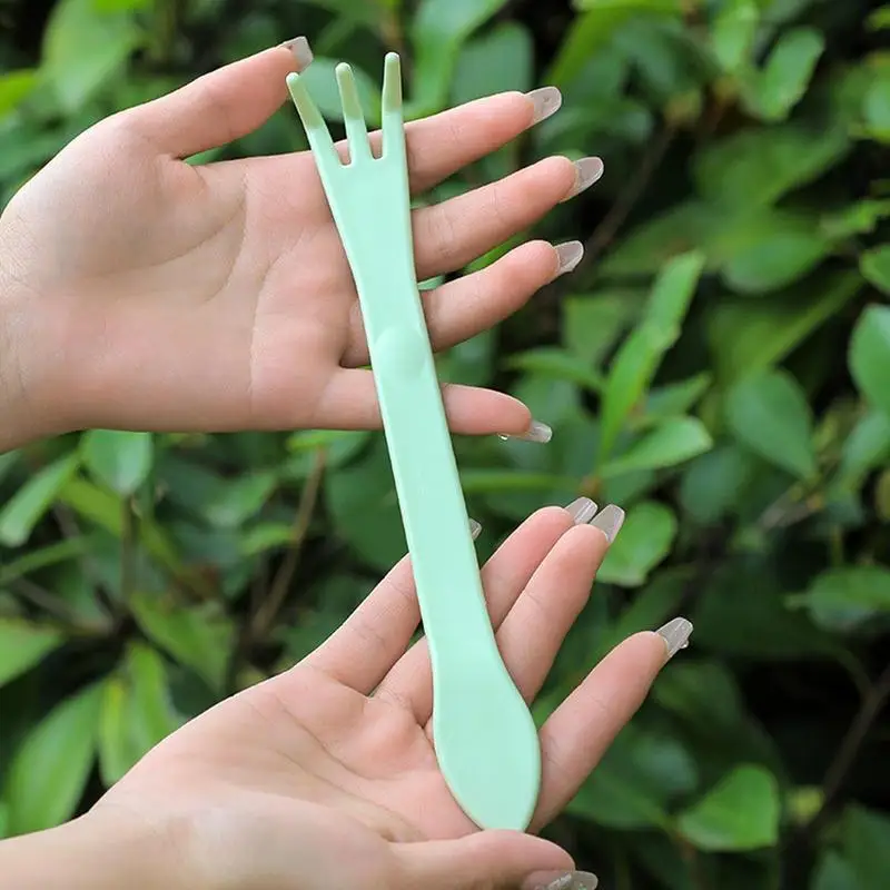 Gardening Hand Rake 3-Prong Loosen Soil Bonsai Tree Tools 2 In 1 Garden ...