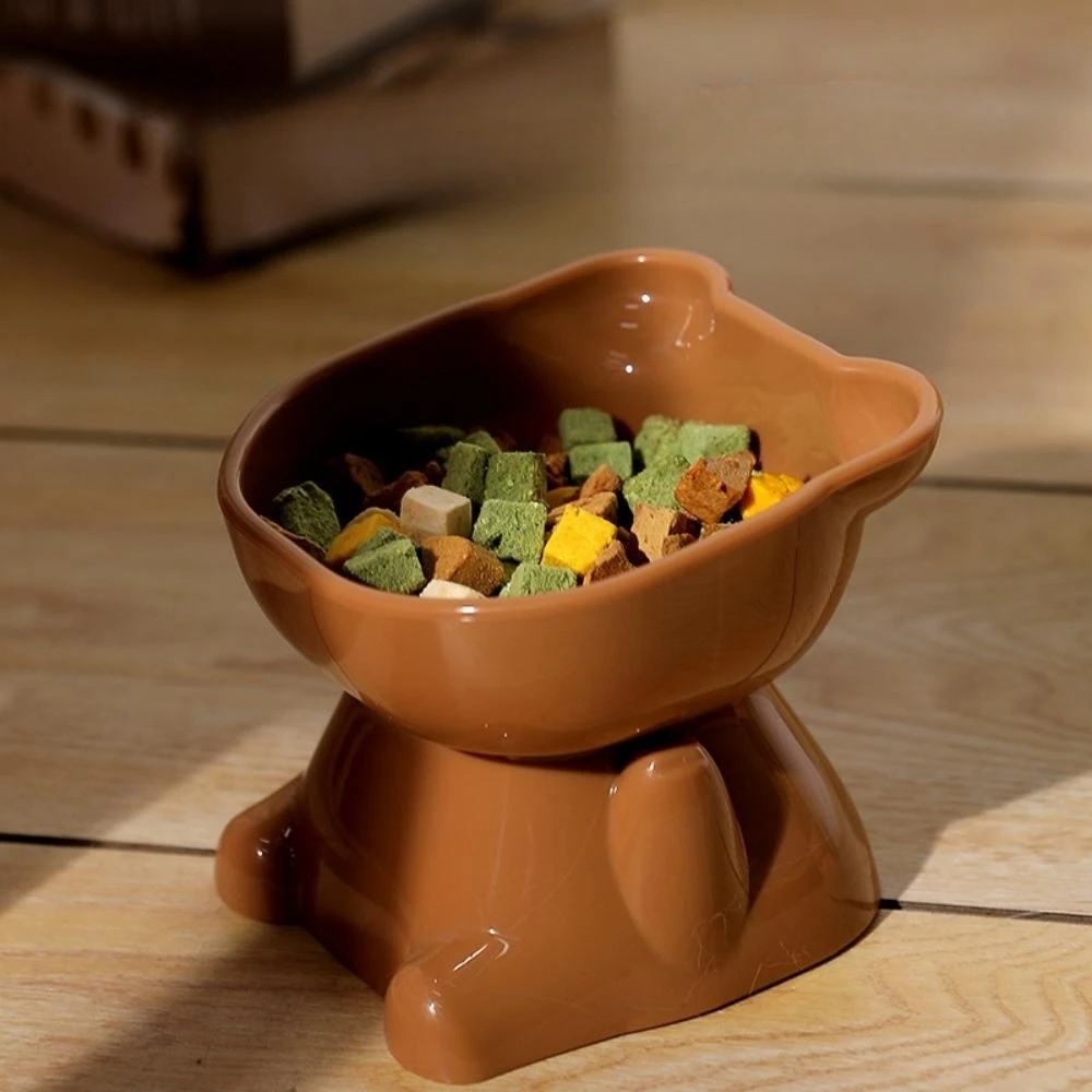 Cat-Bowl-Face-Support-Bear-Pet-Neck-Protection-Bowl-Cat-Bowl-Anti ...