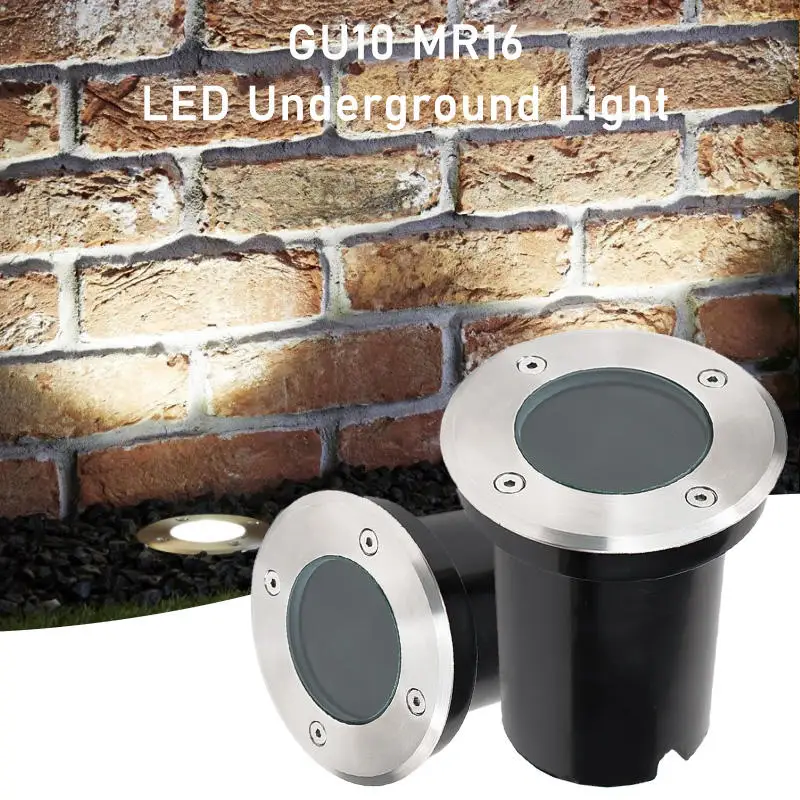 LED-In-ground-Light-Buried-Light-12V-85-265V-GU10-MR16-Waterproof ...