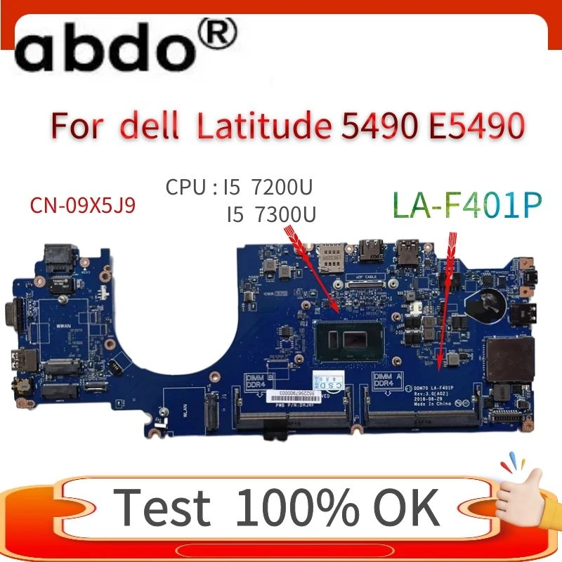 For-Dell-latitude-5490-e5490-laptop-i5-7300u-Cn-09x5j9-09x5j9-9x5j9 ...