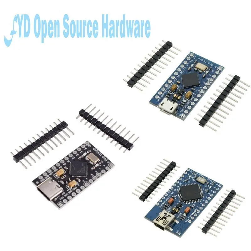 MICRO/MINI/TYPE-C USB ATMEGA32U4 ATMEGA32U4-AU/MU Module 5V 16MHz Board ...