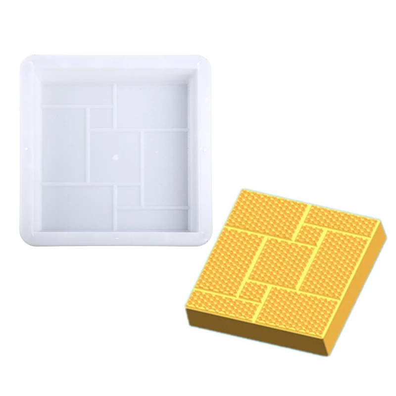 Plastic-Garden-for-Path-Maker-Paving-Cement-Mold-Road-Concrete-Pavement ...
