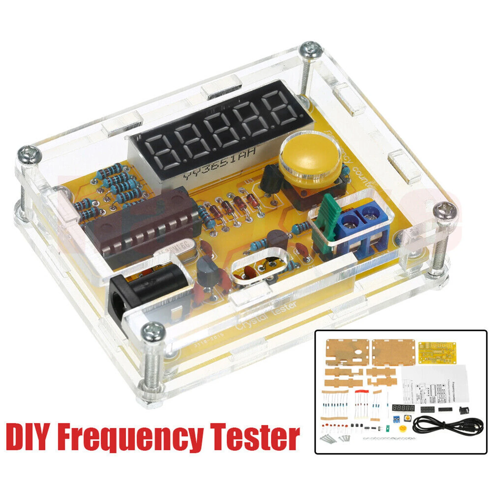 DIY-Frequency-Meter-Counter-Tester-Digital-Crystal-Counter-Meter ...