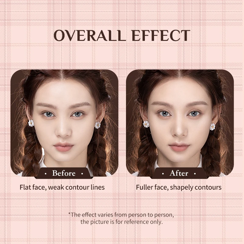 Contour Lines Makeup Before And After