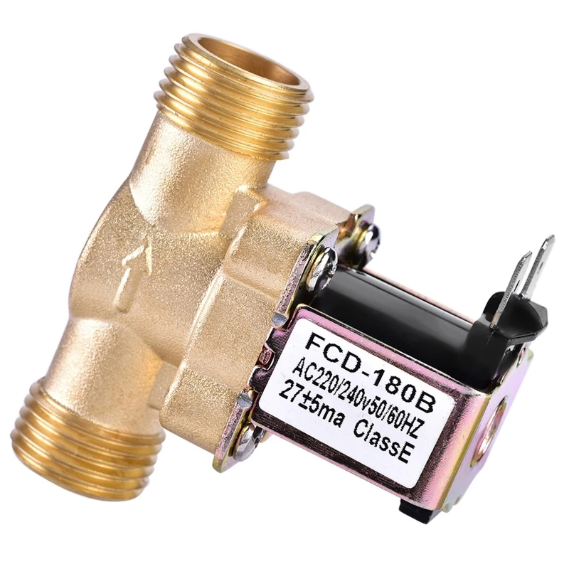 AC220V-Solenoid-for-Valve-2-Port-Normally-Closed-Water-Inlet-Flow ...