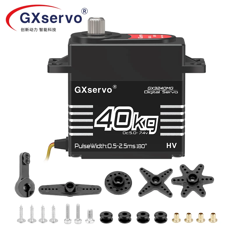 GXservo-40KG-PWM-Servos-high-voltage-Metal-Gear-Digital-Servo-For-1-8-1 ...
