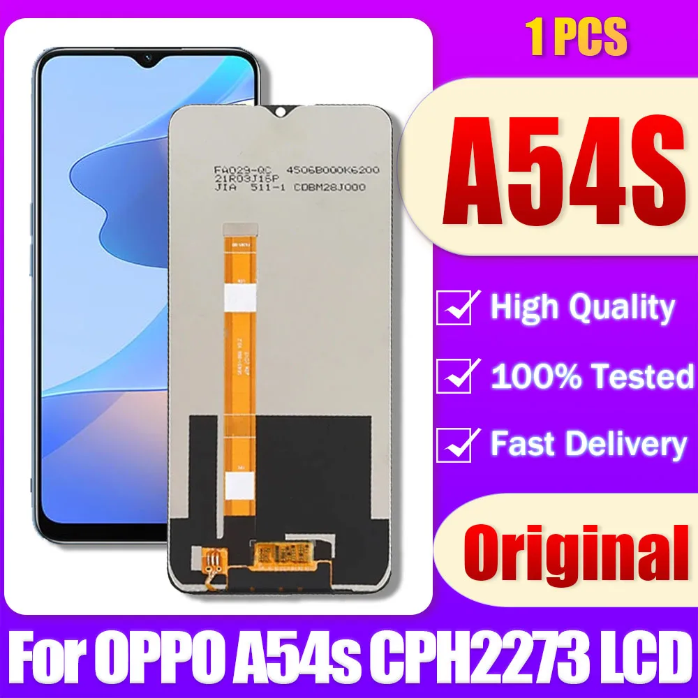 100-Test-Original-For-Oppo-A54s-CPH2273-LCD-Display-Touch-Screen ...