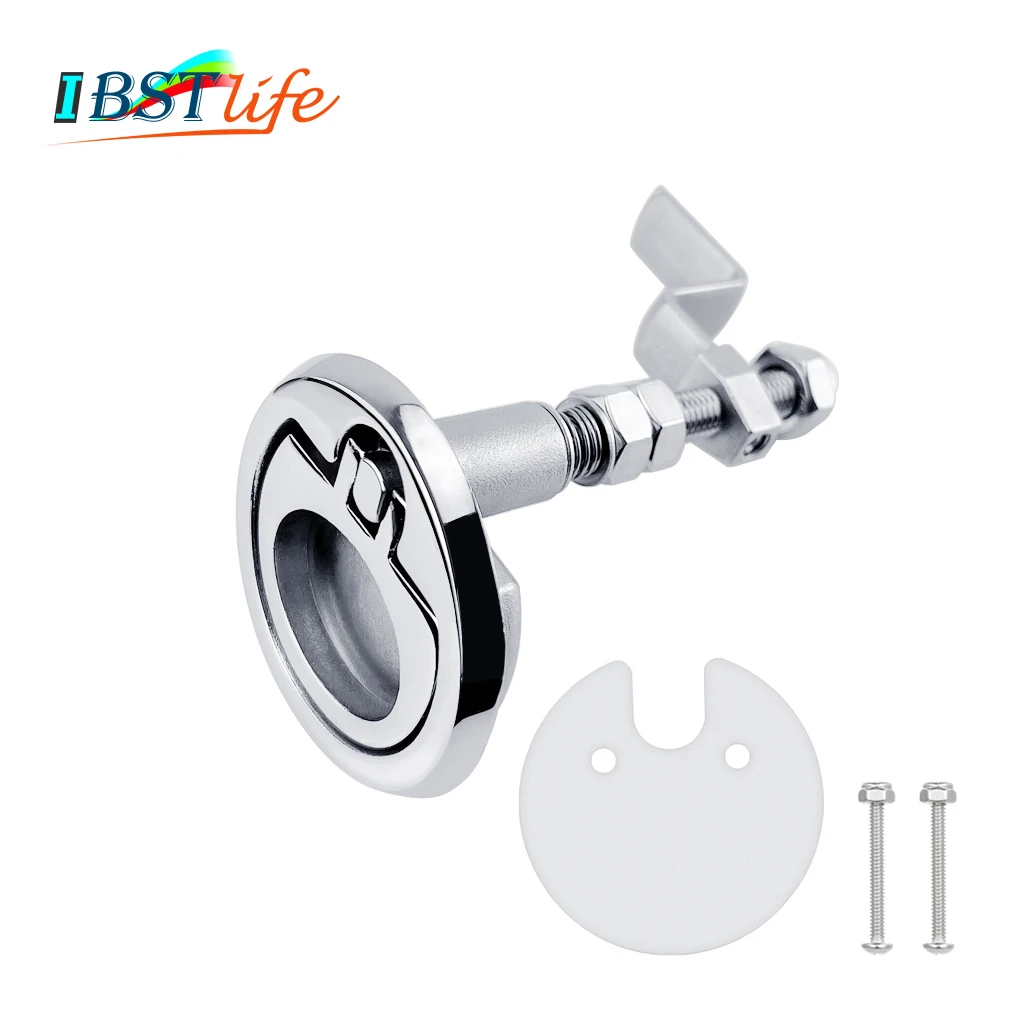 Stainless Steel 316 Marine Hatch Deck Latch Turning Lock Lift Handle ...