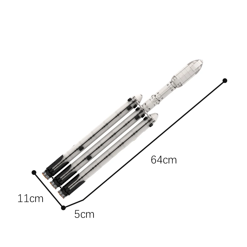 MOC Space Super Heavy Carrier Rocket SpaceX Starships Building Blocks ...