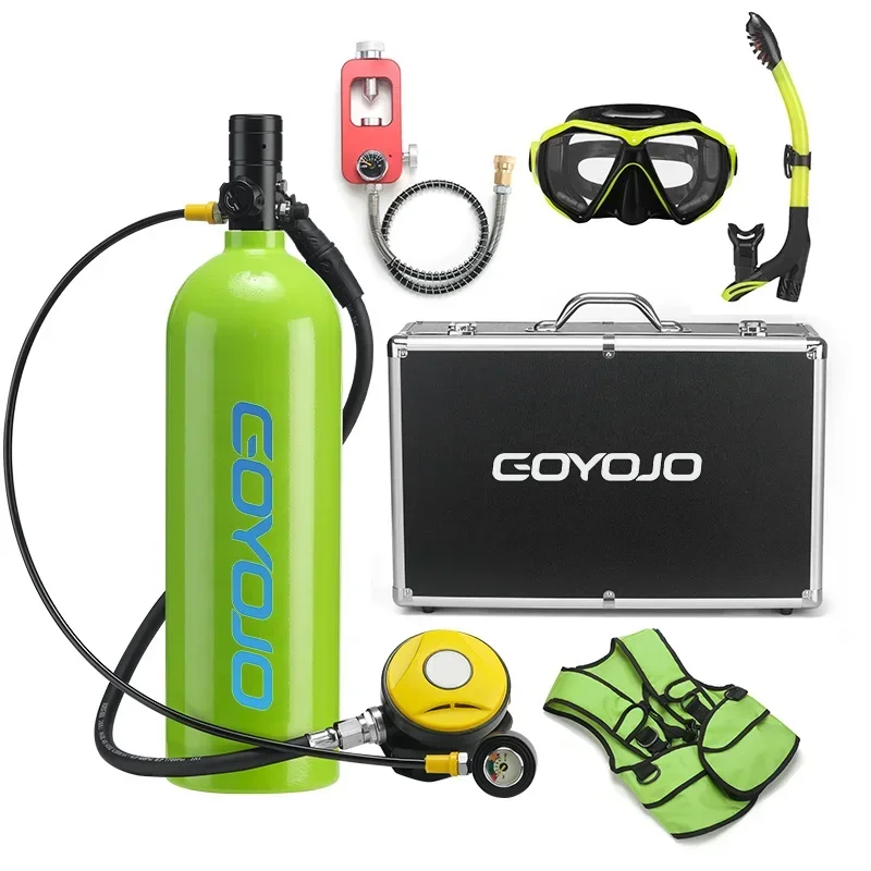 2L-Scuba-Diving-Equipment-gear-D-Set-Mini-Tank-Mask-Adapter-Cylinder ...