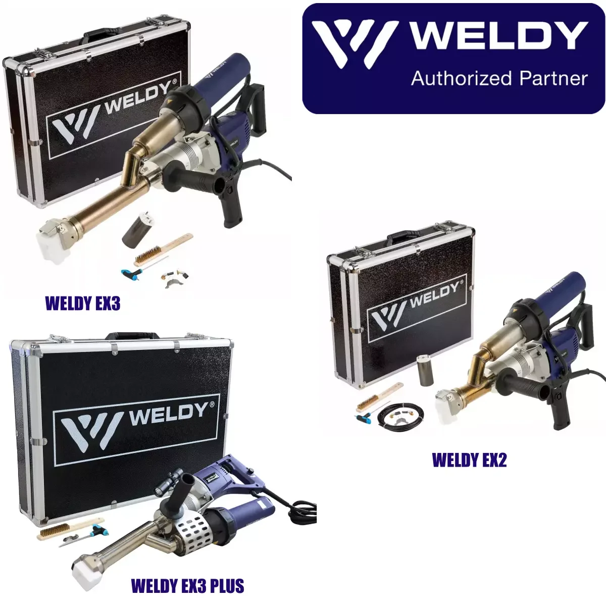 Professional Weldy EX2 EX3 Handheld Plastic Welding Extruder Gun ...