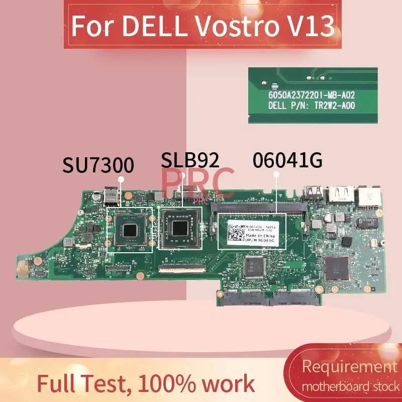 DELL-Vostro-V13-i-in-CN-06041G-06041G-Laptop-anakart-susu6050a2372201 ...