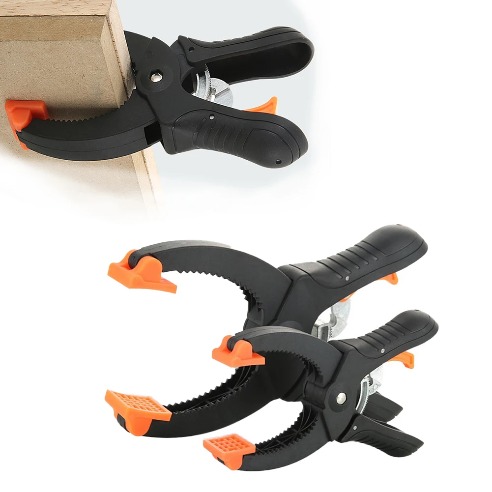 6-8-Inch-Ratcheting-Hand-Clamps-Jaw-Opening-Clamping-Force-For-Gluing ...