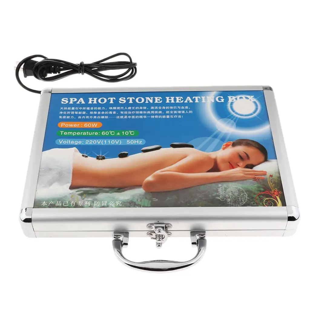 Portable Hot Stone Warmer Professional Spa Massage Hot Stone Heater For 16 Pcs