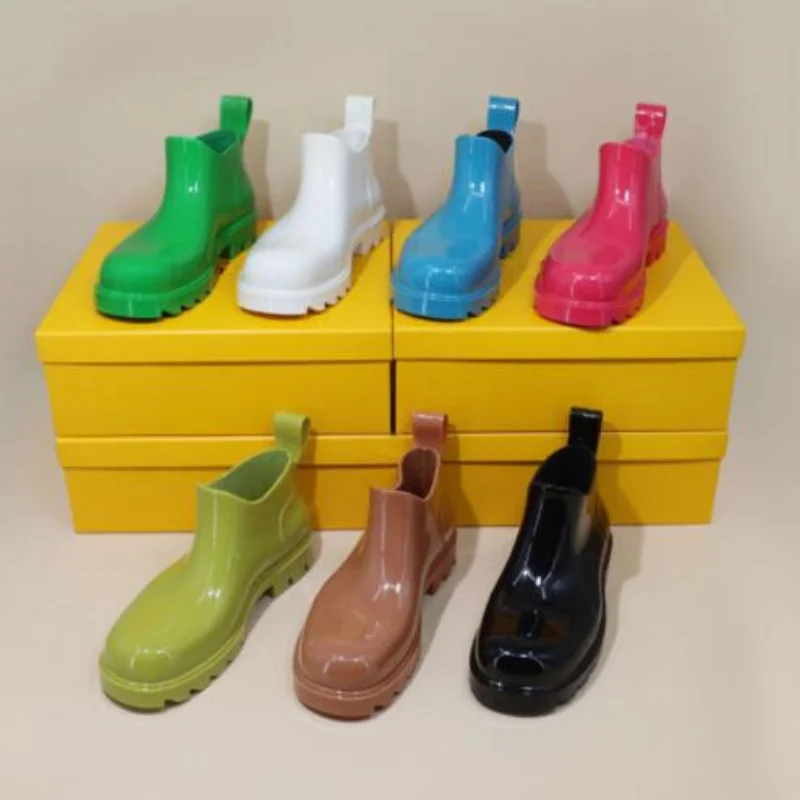 Rain-Boots-Women-New-In-Luxur-Thick-Bottom-Candy-Color-Women-s-Rain ...