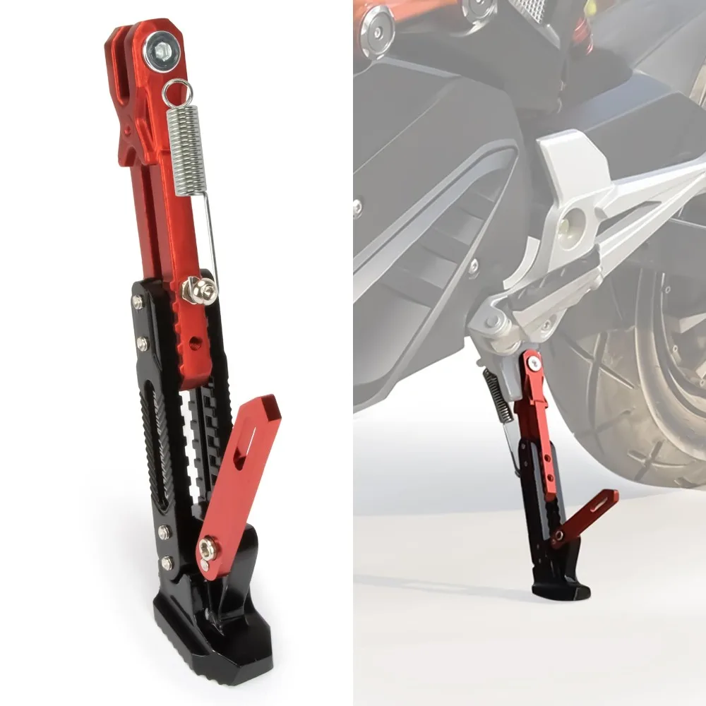 Universal-Motorcycle-Side-Stand-Adjustable-Aluminum-Alloy-Short ...