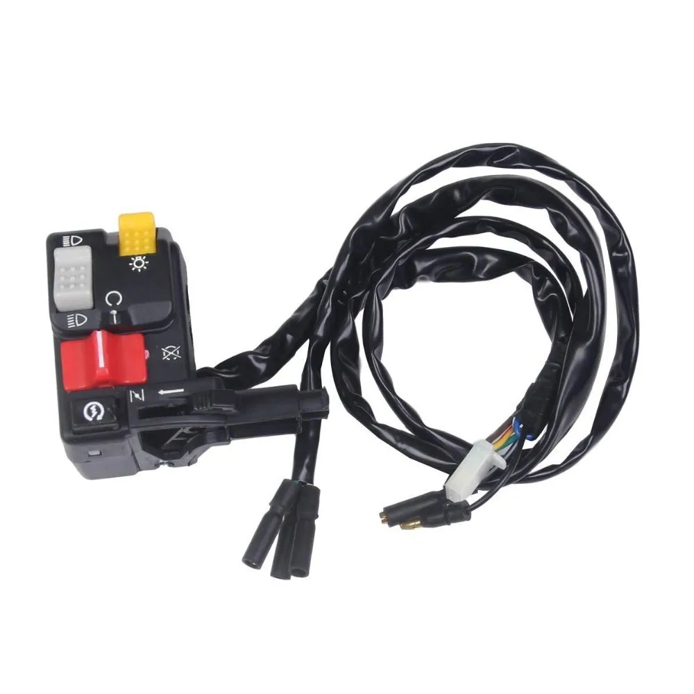Electric-Start-Kill-Light-Choke-Switch-Handlebar-for-1998-2000-Honda ...
