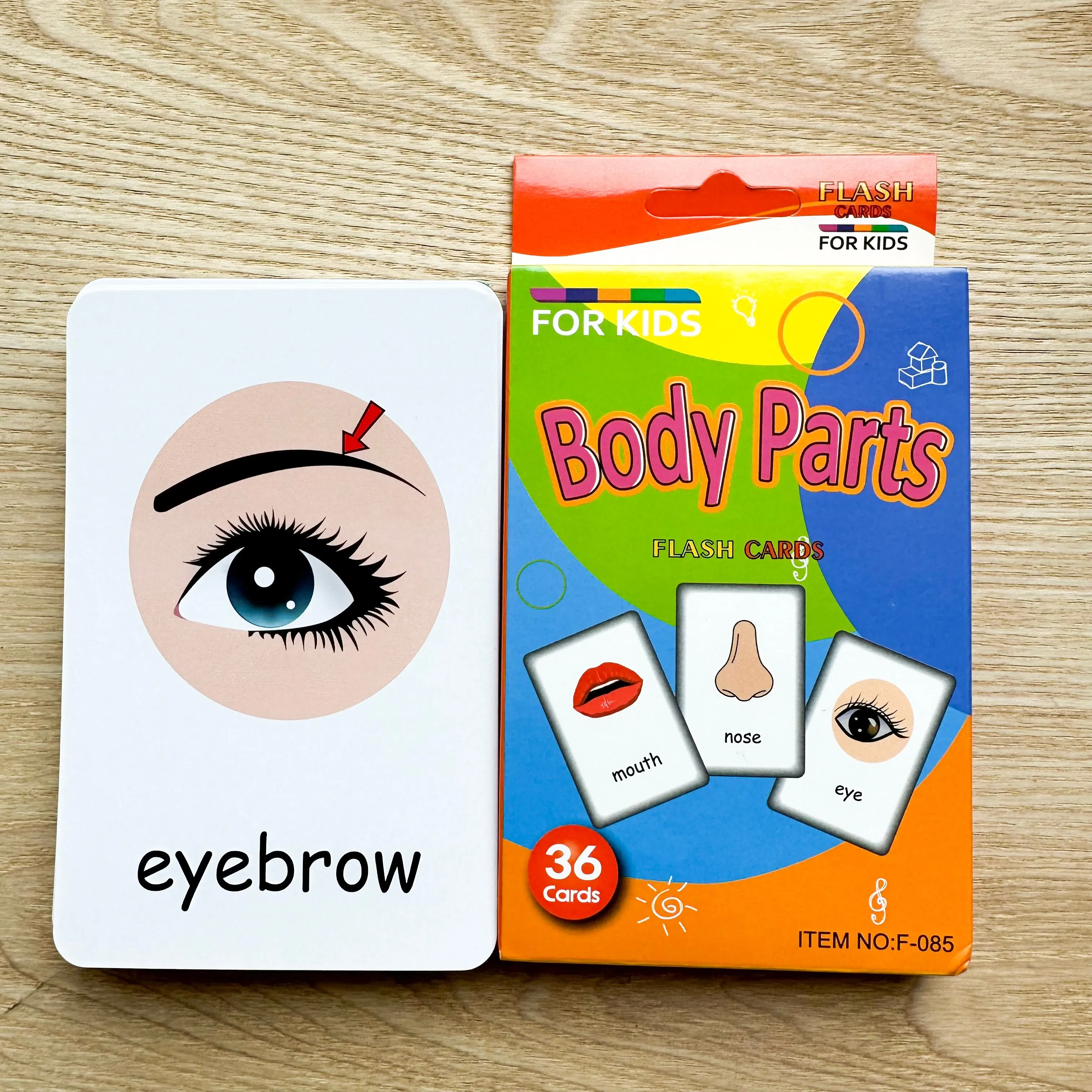 Children-Body-Awareness-Card-Early-Physical-Cognition-English-Word ...
