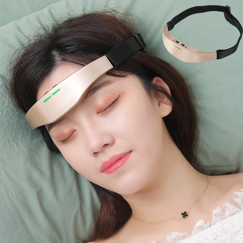 EMS Electric Head Massager Headache Relief Brain Stimulator Therapy ...