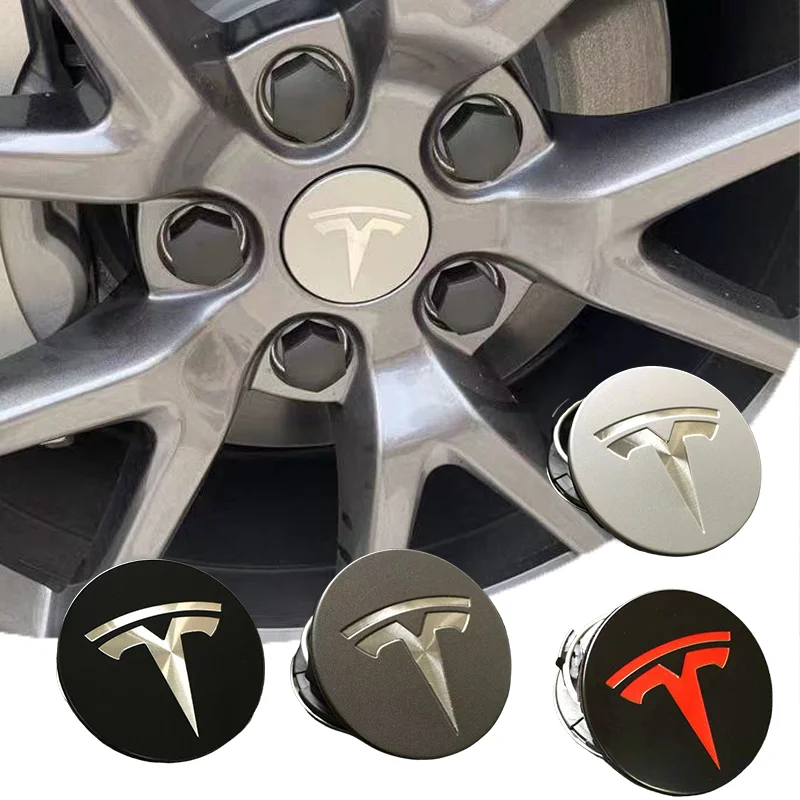 4pcs-56mm-Wheel-Hub-Center-Caps-For-Tesla-Model-3-Model-Y-Badge-Cover ...