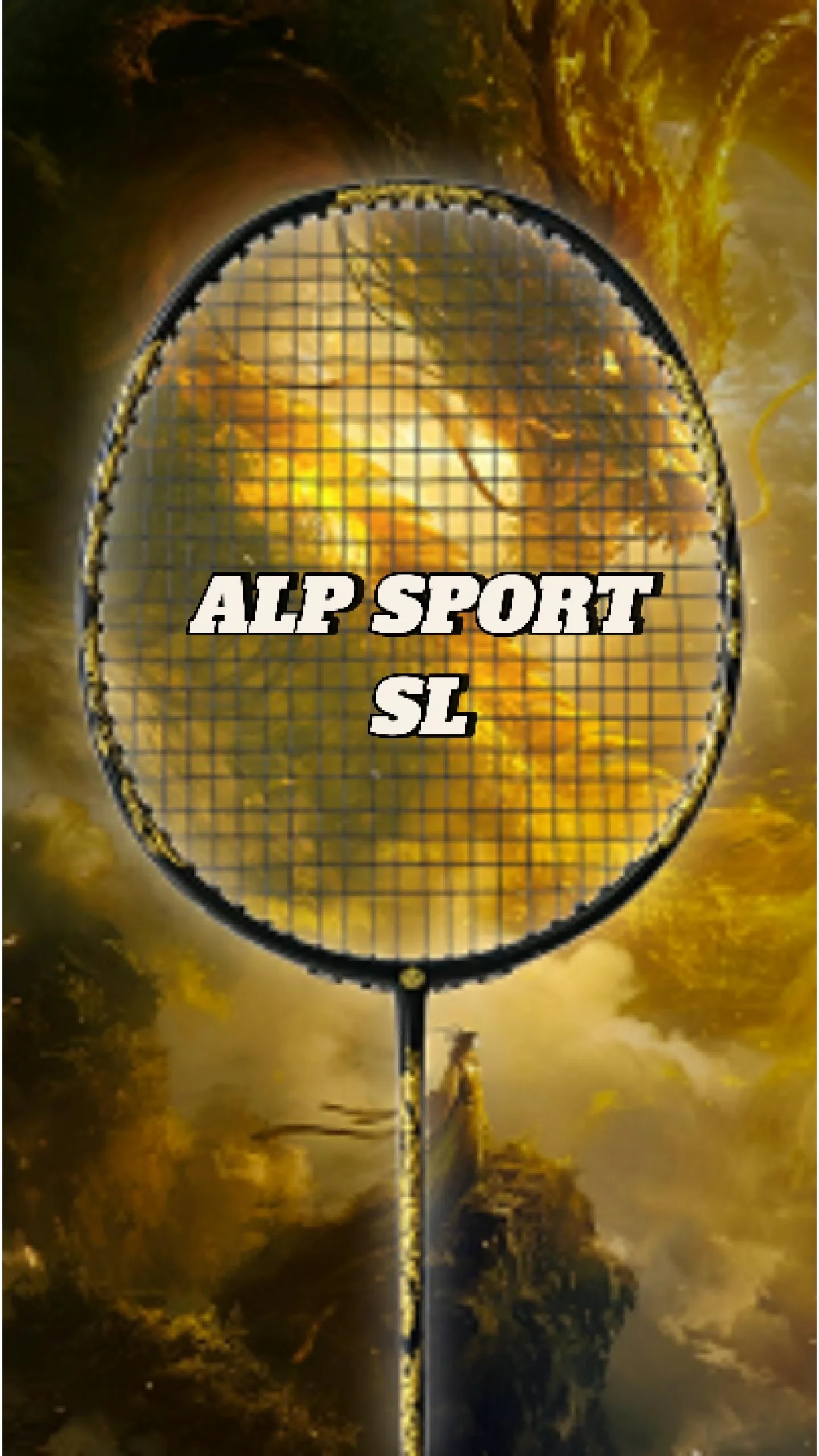 ALP Dragon Pro SL Carbon Fiber Badminton Racket – 4U Ultra-Light (82g ...