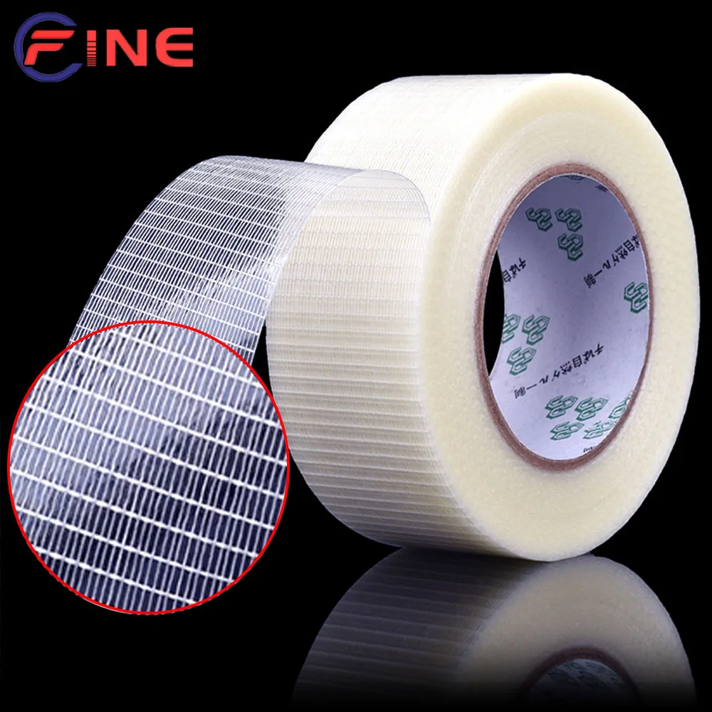 Mesh-Grid-Fiber-Tape-Single-Side-Wear-Resistant-Cross-Striped ...