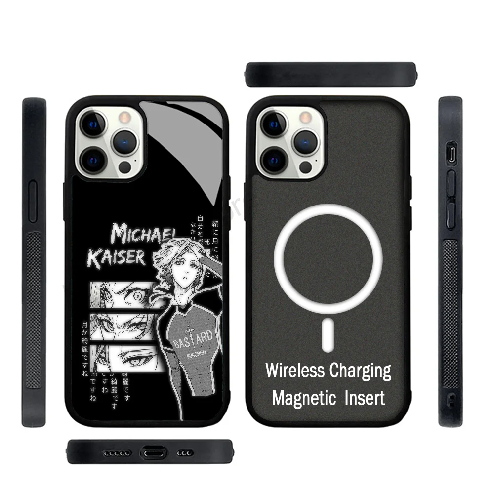 Anime-Blue-Lock-Michael-Kaiser-Phone-Case-Strong-Magnetic-For-IPhone-15 ...