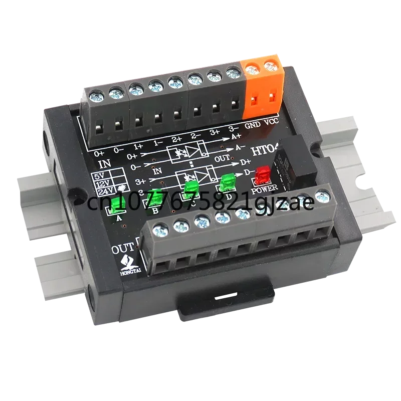 4-Channels-Single-ended-Differential-Converter-10MHz-HTL-TTL-Collector ...