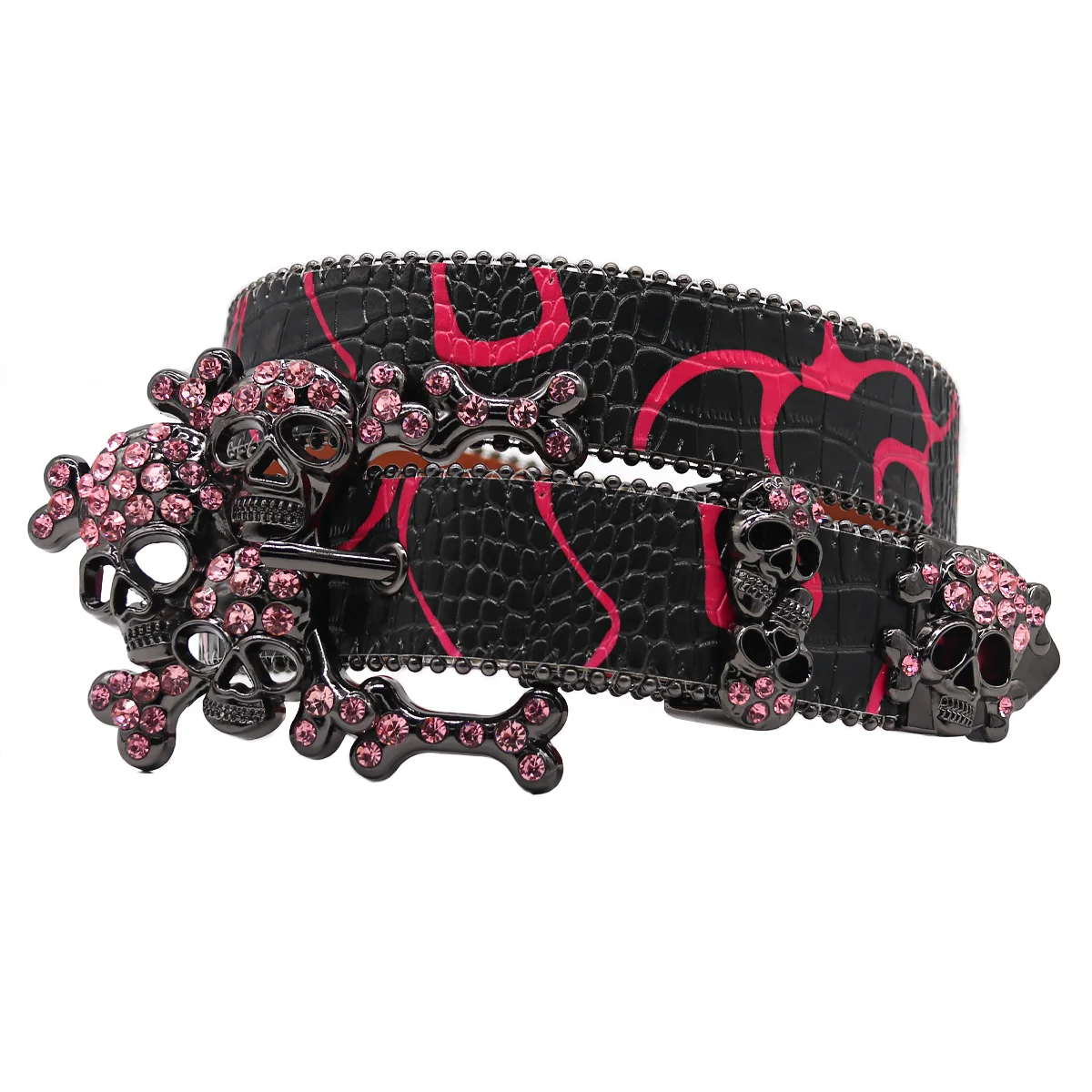 Rhinestone-Belts-Luxury-Strap-Western-Cowboy-Diamonds-Bling-Belt-Men ...