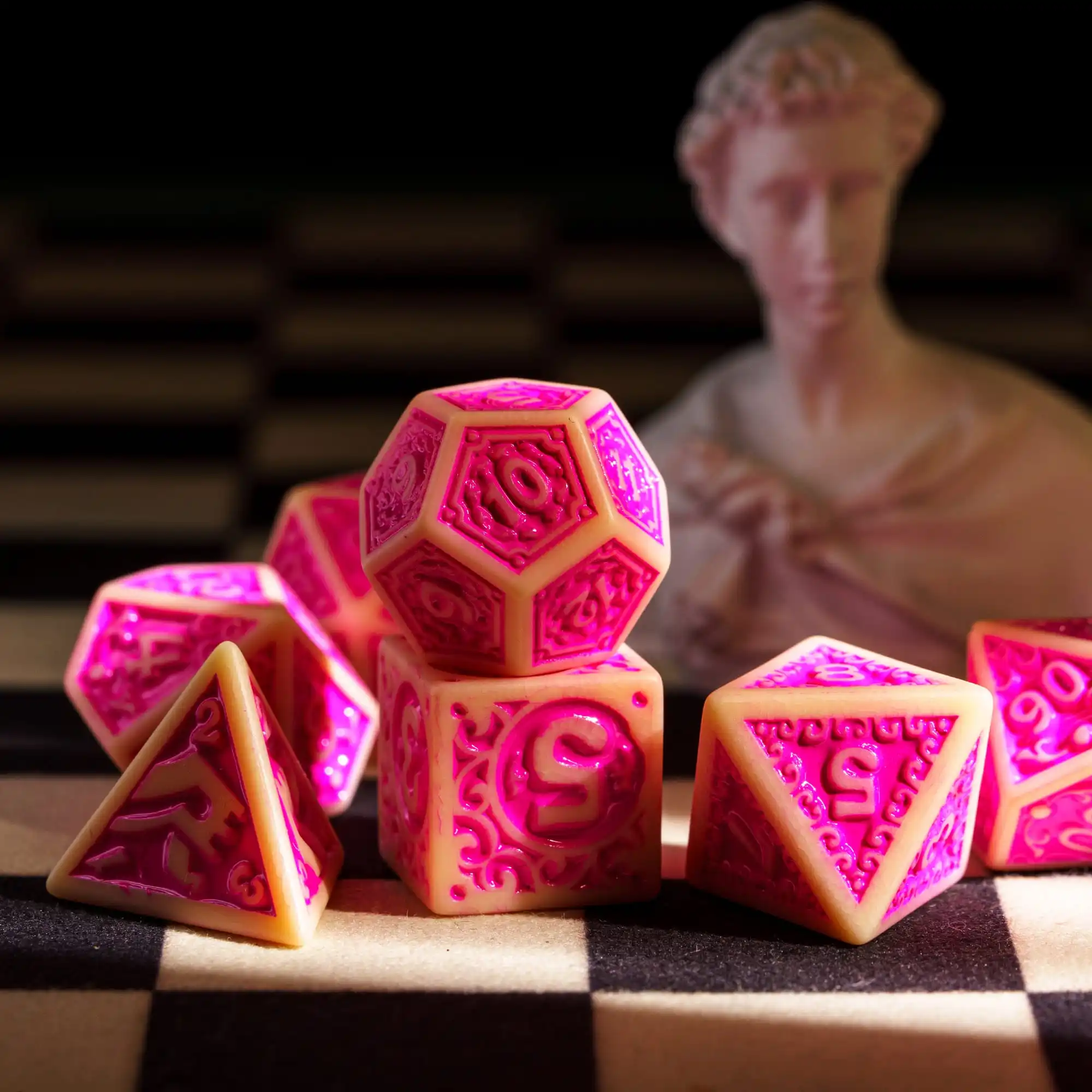 New-7Pcs-Set-Bean-Sprout-Series-DND-Dice-D-D-Dice-Multicolor-Polyhedral ...