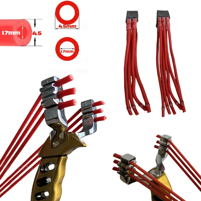1-3-5-Pcs-3-Strand-High-Elastic-Slingsshot-Rubber-Band-1745-Latex-Card ...