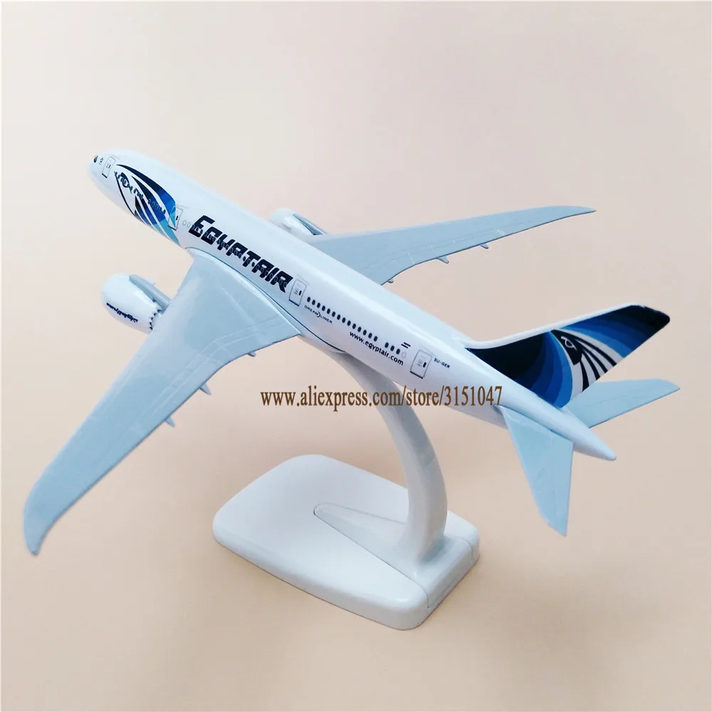 20cm EGYPT AIR Airlines Boeing B787 9 Airways Airplane Model Alloy ...