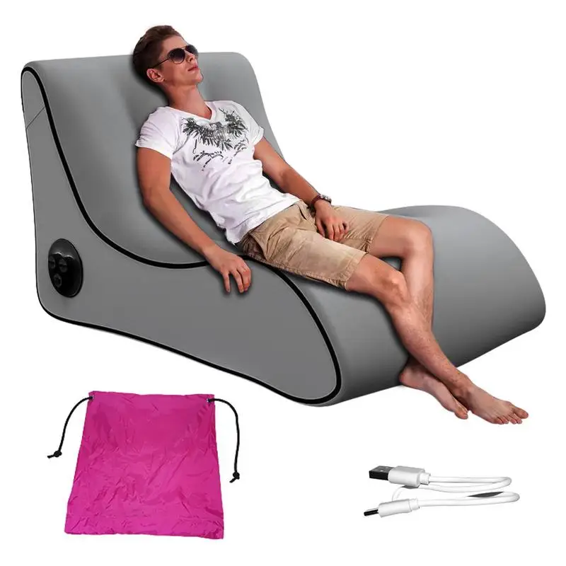Inflatable-Couch-Automatic-Inflatable-Lounger-Electric-Pump-Power-Bank ...