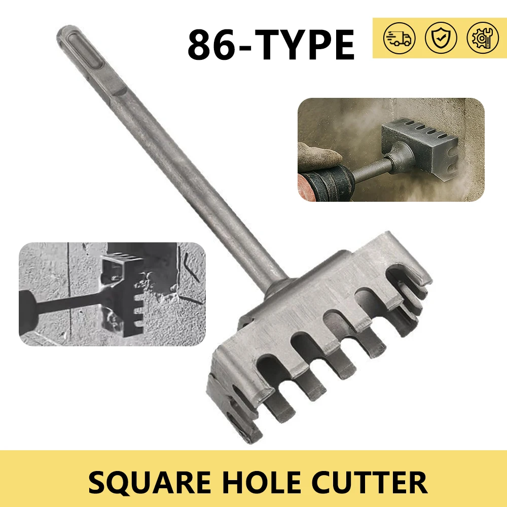 Square Hole Cutter Wall 86-type Square Socket Puncher Slot Cutter High ...