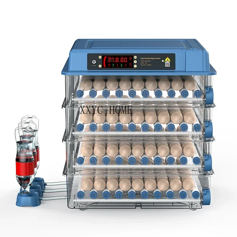 256-chicken-egg-incubator-fully-automatic-poultry-hatcher-brooder-farm ...