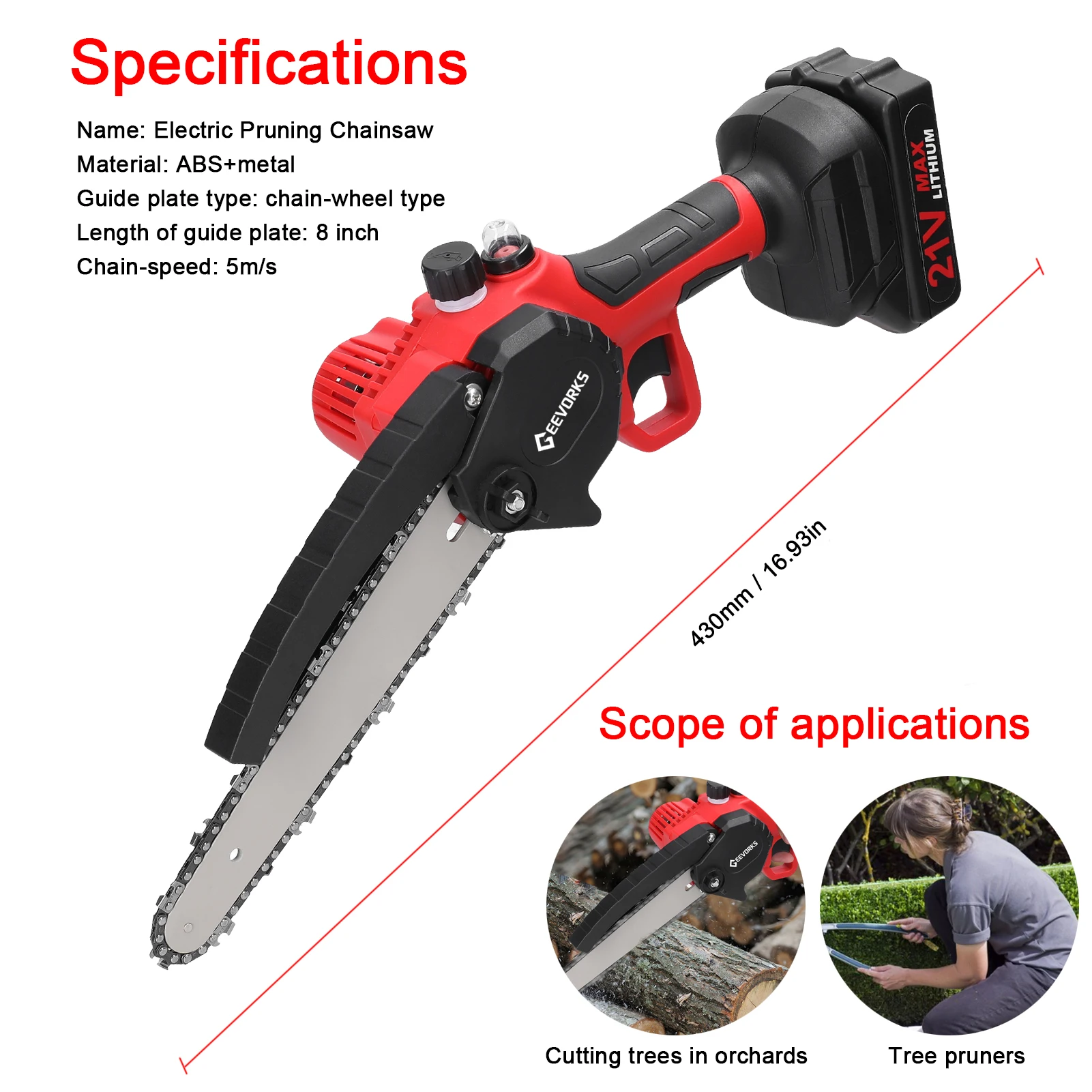 Electric Pruning Saw