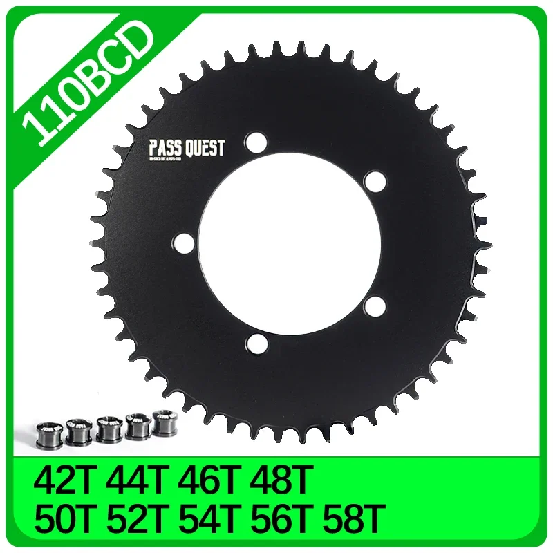 110 Bcd Chainring 5 Bolt for 3550 APEX RED 42T 44T 46T 48T 50T 52T 54T ...