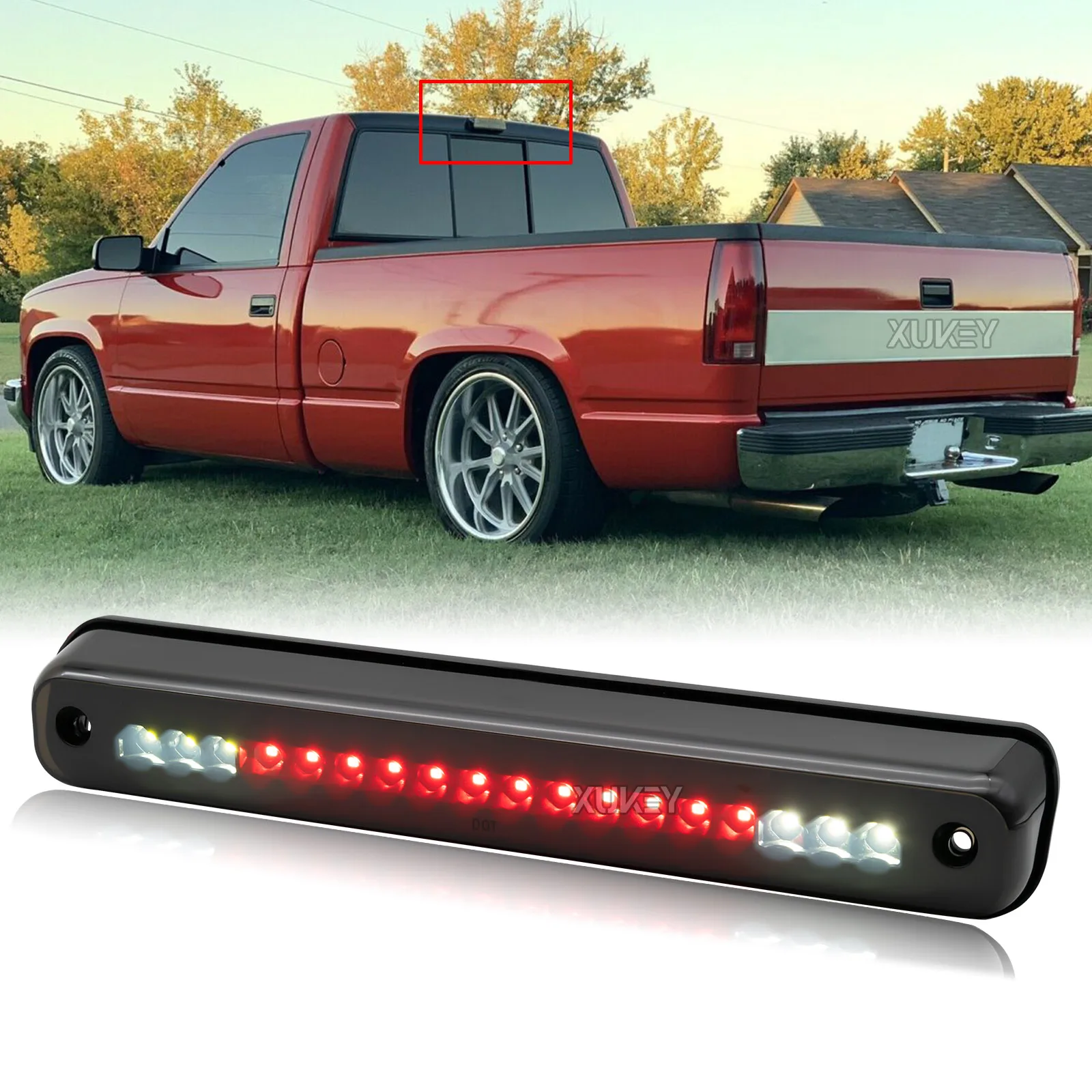 3rd-Third-Tail-Brake-Light-LED-Cargo-Lamp-Center-High-Mount-Stop-Light ...
