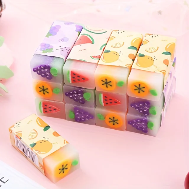 Fall Erasers 70-Piece Pencil Shaped Erasers - Colorful Mini Bulk ...