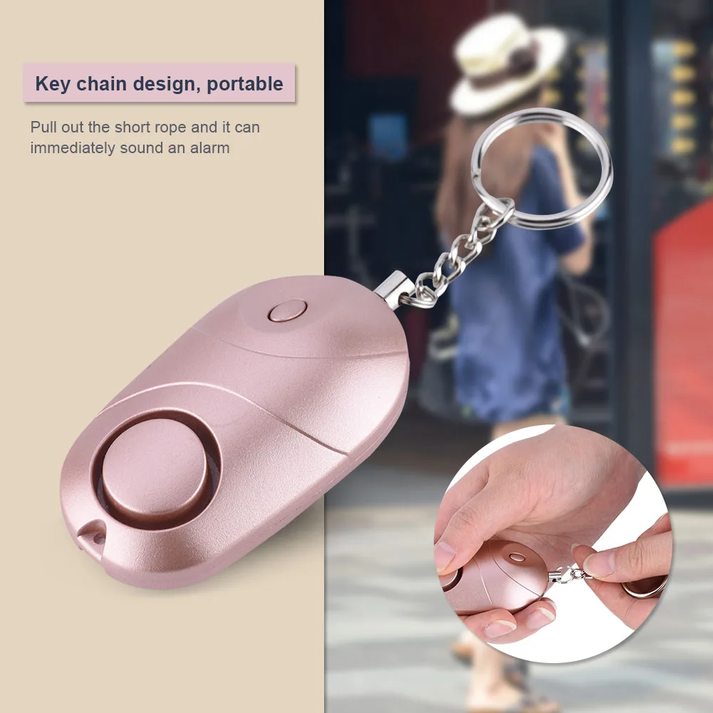 Personal-Security-Alarm-Emergency-Self-Defense-Alarm-Keychain-LED-Light ...