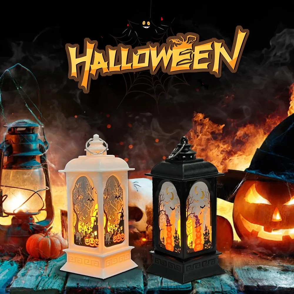 Decorative-Retro-LED-Candle-Lanterns-Vintage-Handheld-Lanterns-Pumpkin ...