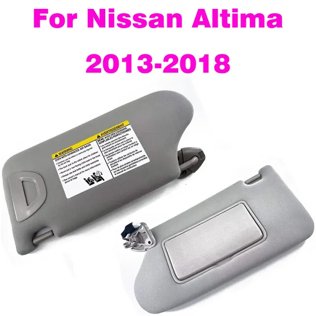 2012 Nissan Versa Sun Visor New Driver Side Gray Sun Visor For Nissan ...
