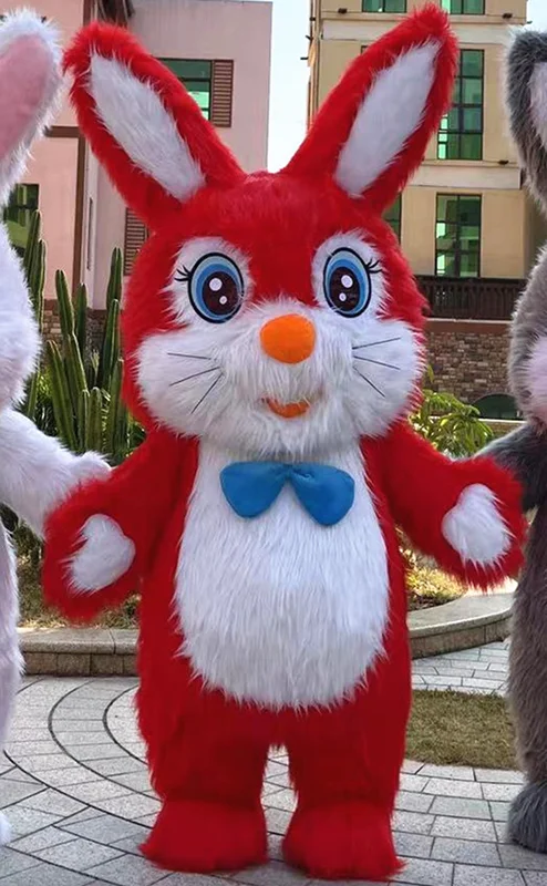 Disfraz de mascota conejo inflable para adulto, kit de cosplay de ...